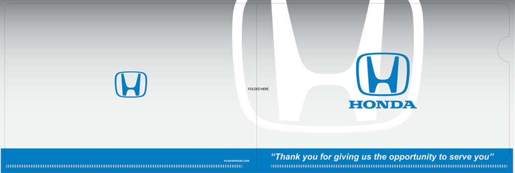 Honda Document Folders – Pilgrim Trade