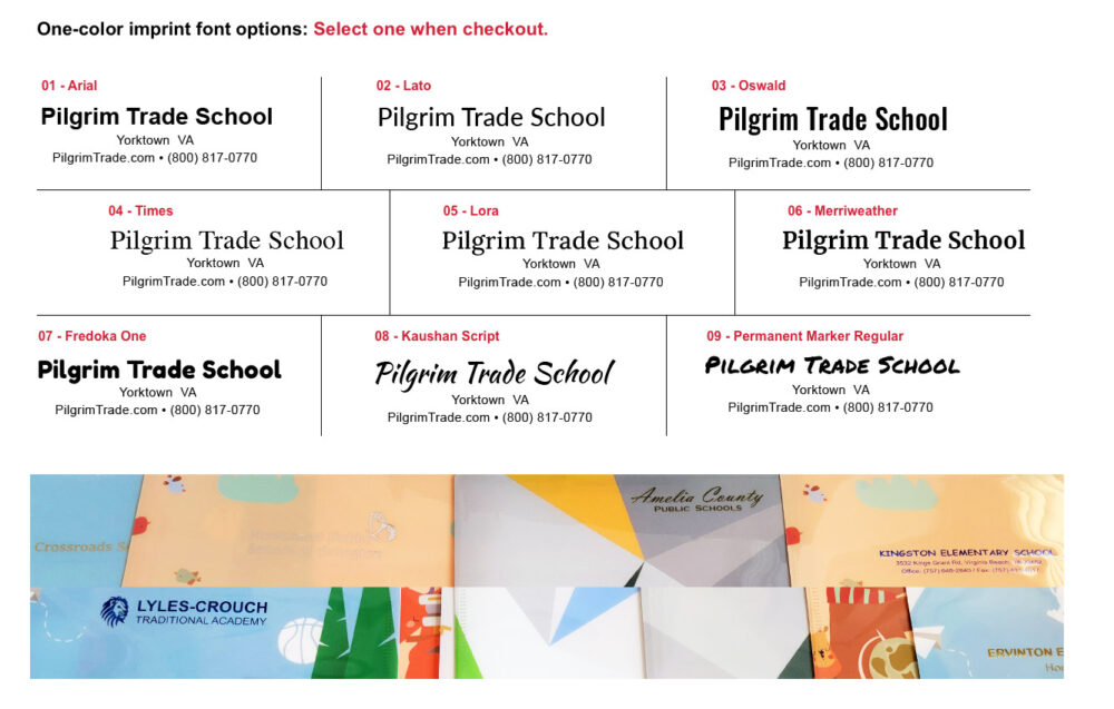 K-12, Poly 2-Pocket + Calendar Pocket Folder, SF06-C – Pilgrim Trade